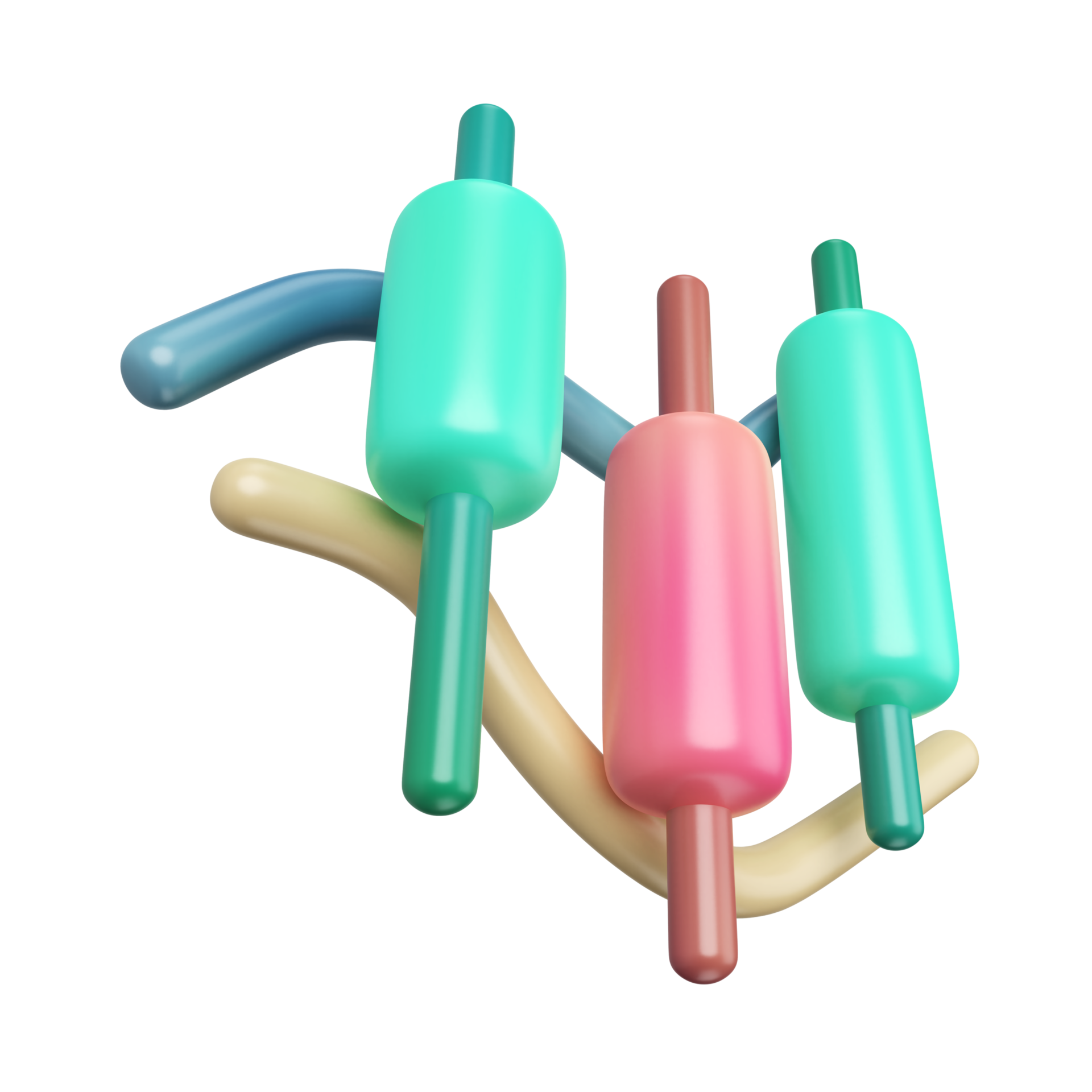 Candle Stick 3D Illustration Icon 19031151 PNG Candle Stick 3D Illustration Icon 19031151 PNG