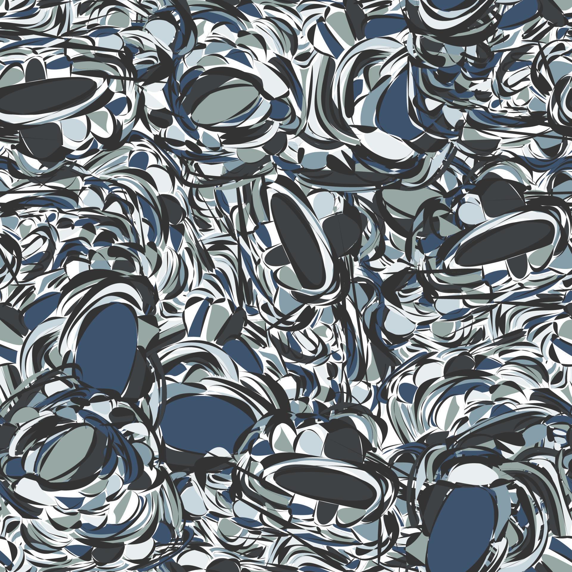 Blue doodle pattern 19033121 Vector Art at Vecteezy
