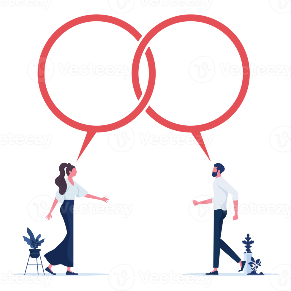 Conversation Bubble Two People