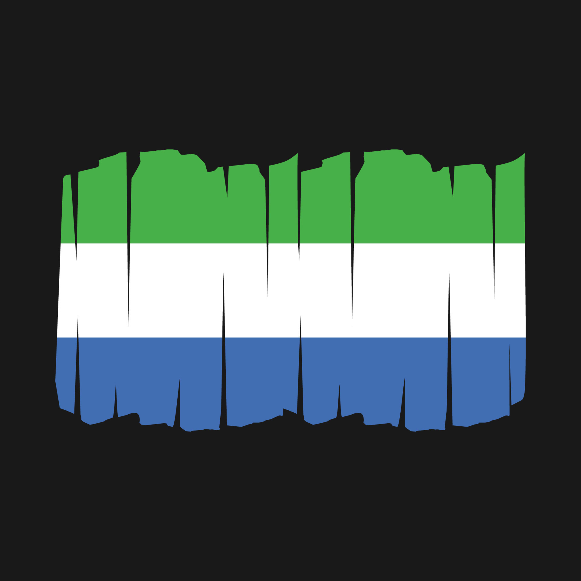 Sierra Leone Flag Brush 19040198 Vector Art at Vecteezy