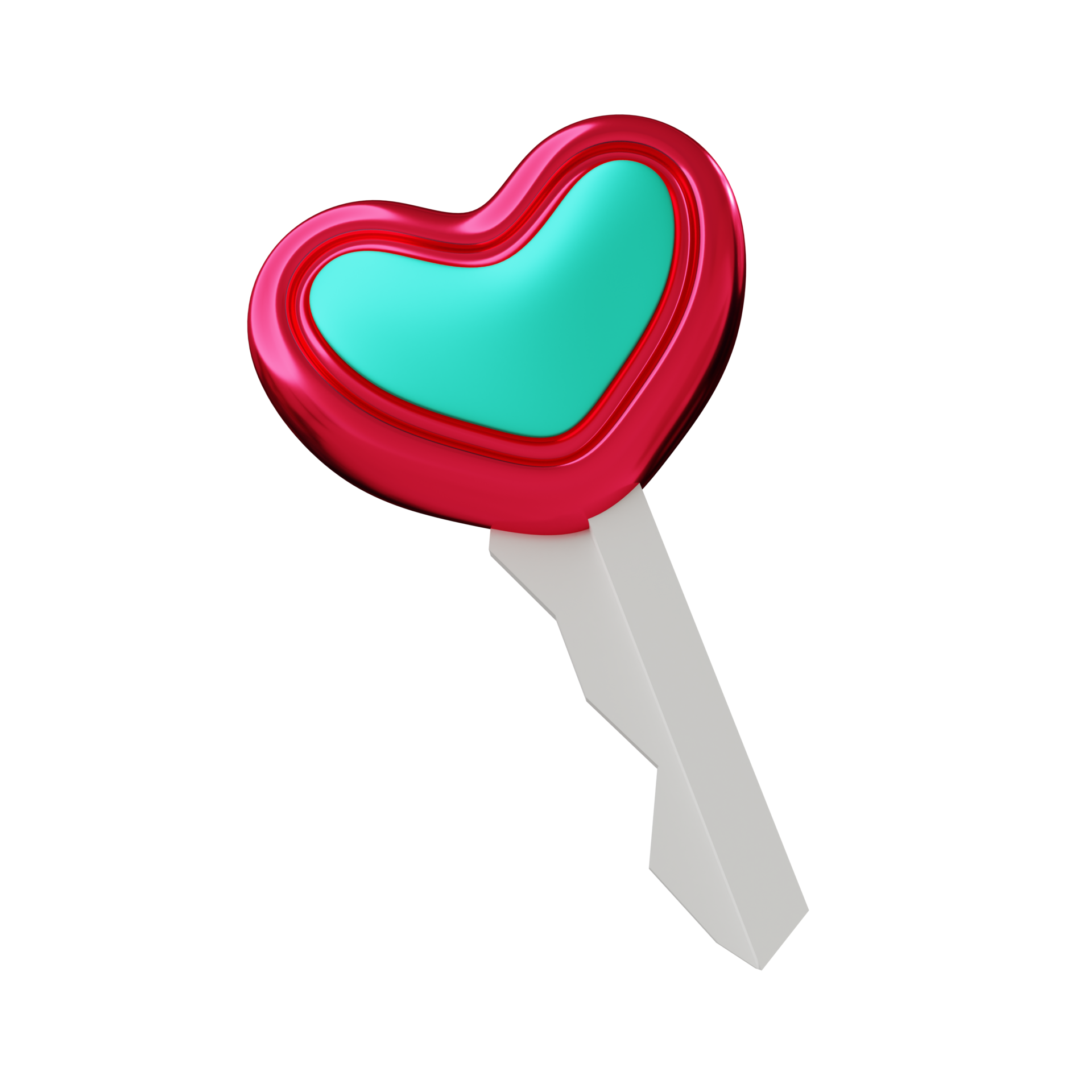 3d Love Key 19040593 Png