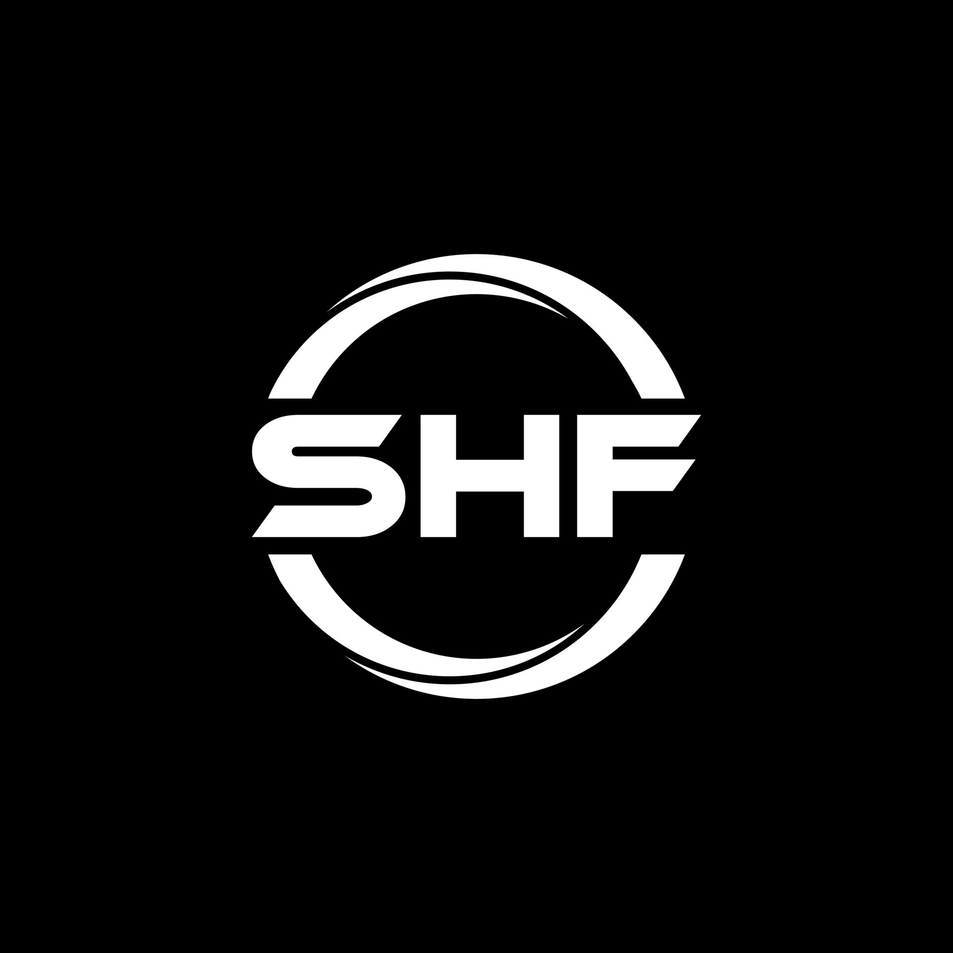 Shf Letter Logo Design In Illustration Vector Logo Calligraphy Designs For Logo Poster