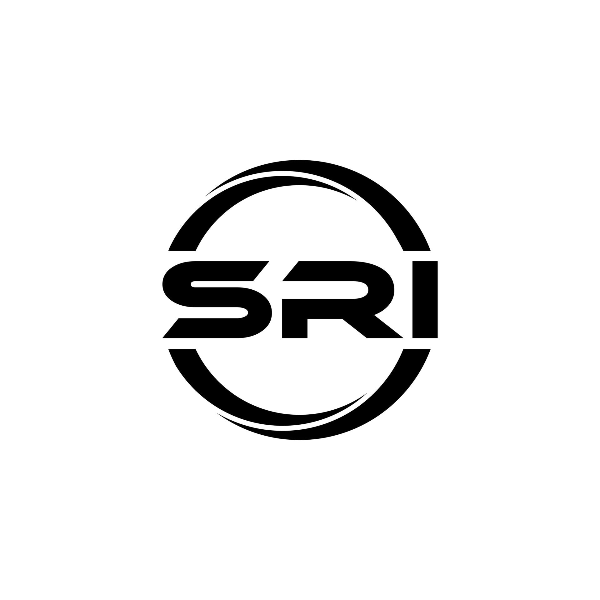 diseño del logotipo de la letra sri en la ilustración. logotipo ... diseño del logotipo de la letra sri en la ilustración. logotipo ...
