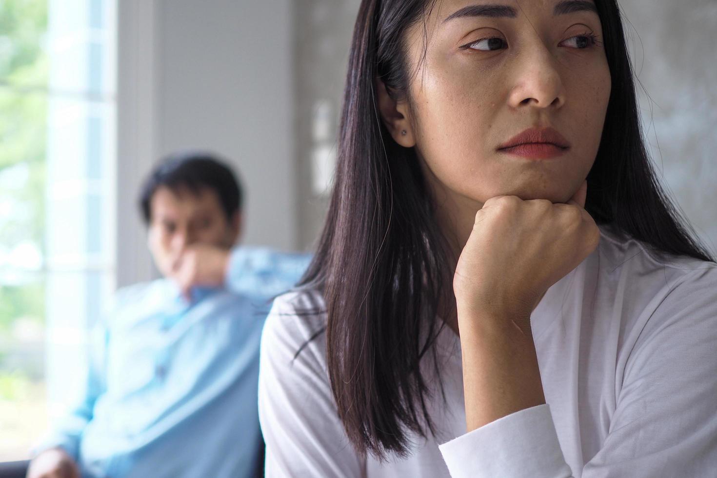 The Wife Complained And Upset Her Husband With The Bad Behavior Of Her