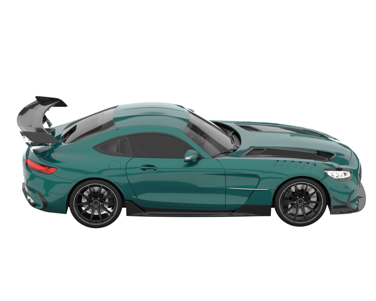 Sport car isolated on transparent background. 3d rendering - illustration 19070063 PNG