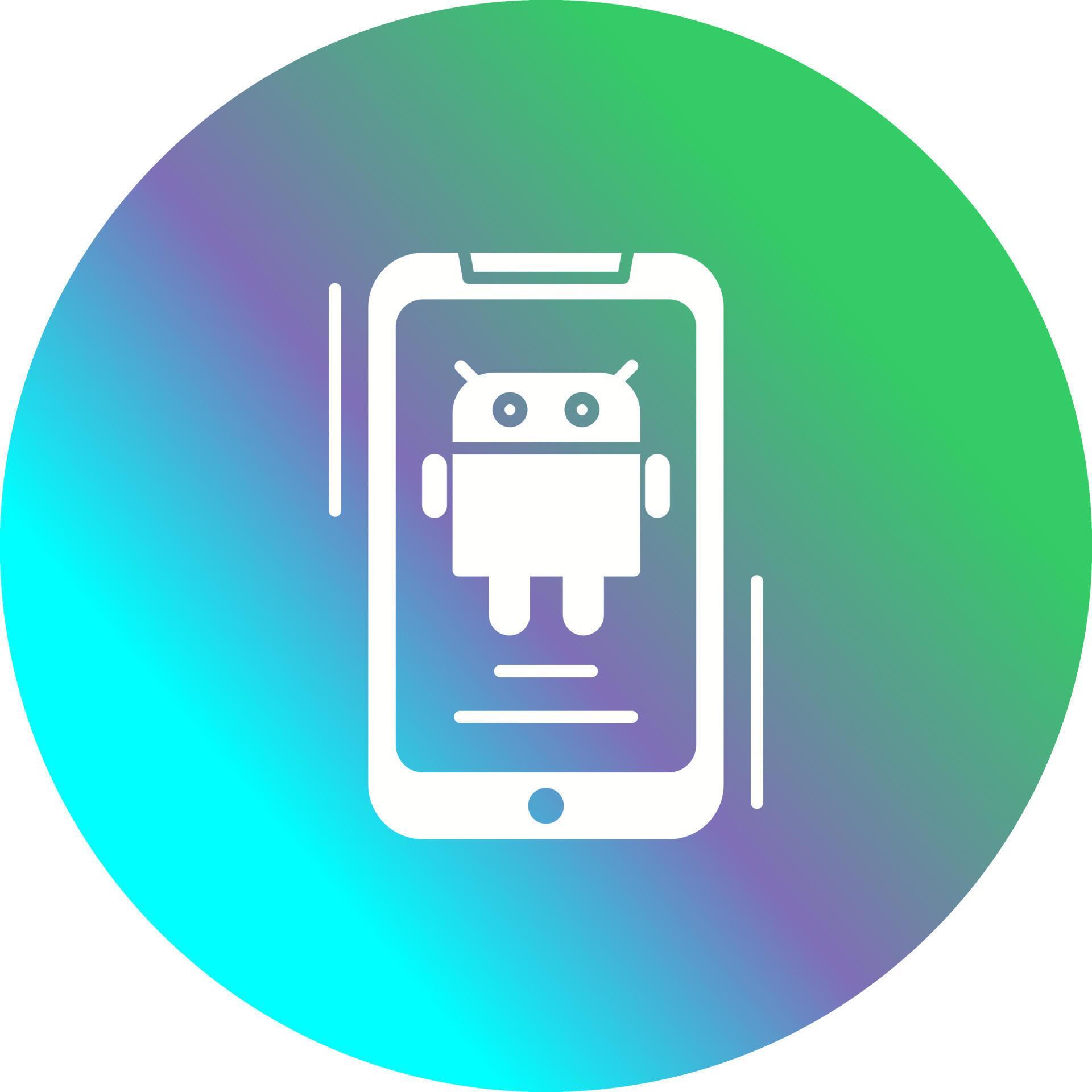 Android Vector Icon 19074077 Vector Art at Vecteezy