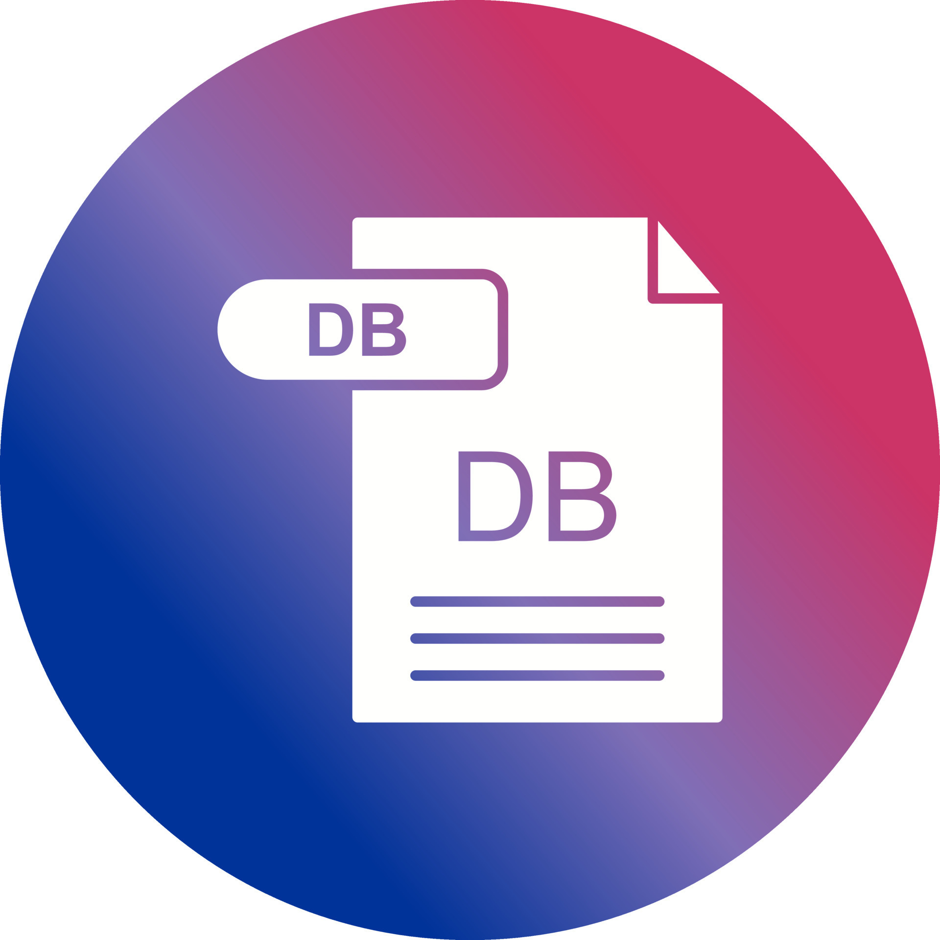 DB Vector Icon 19074165 Vector Art at Vecteezy DB Vector Icon 19074165 Vector Art at Vecteezy