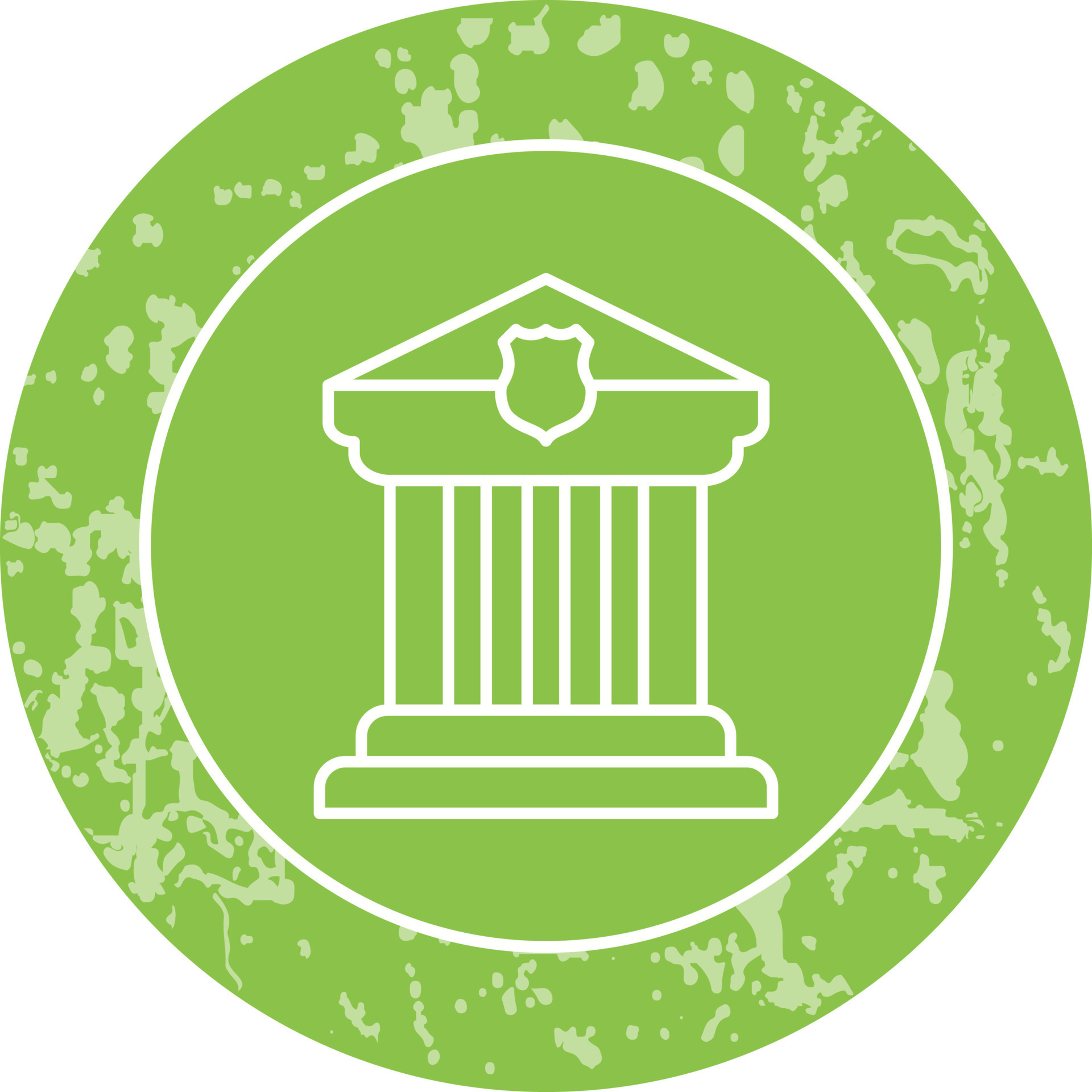 Courthouse Vector Icon 19076753 Vector Art At Vecteezy