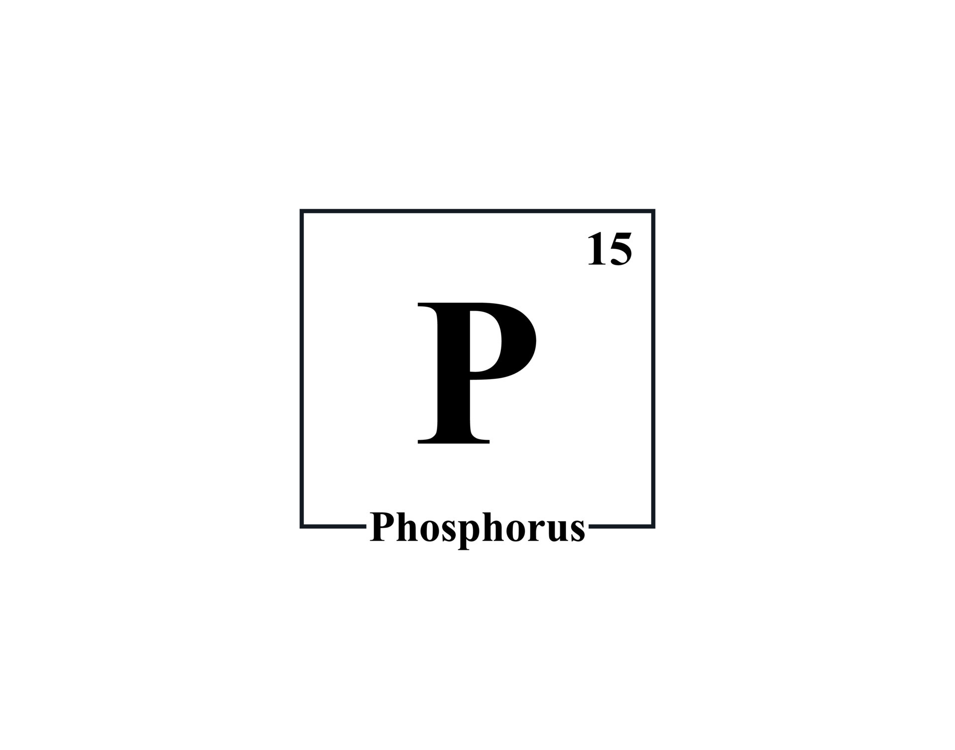 Phosphorus icon vector. 15 P Phosphorus 19080799 Vector Art at Vecteezy Phosphorus icon vector. 15 P Phosphorus 19080799 Vector Art at Vecteezy
