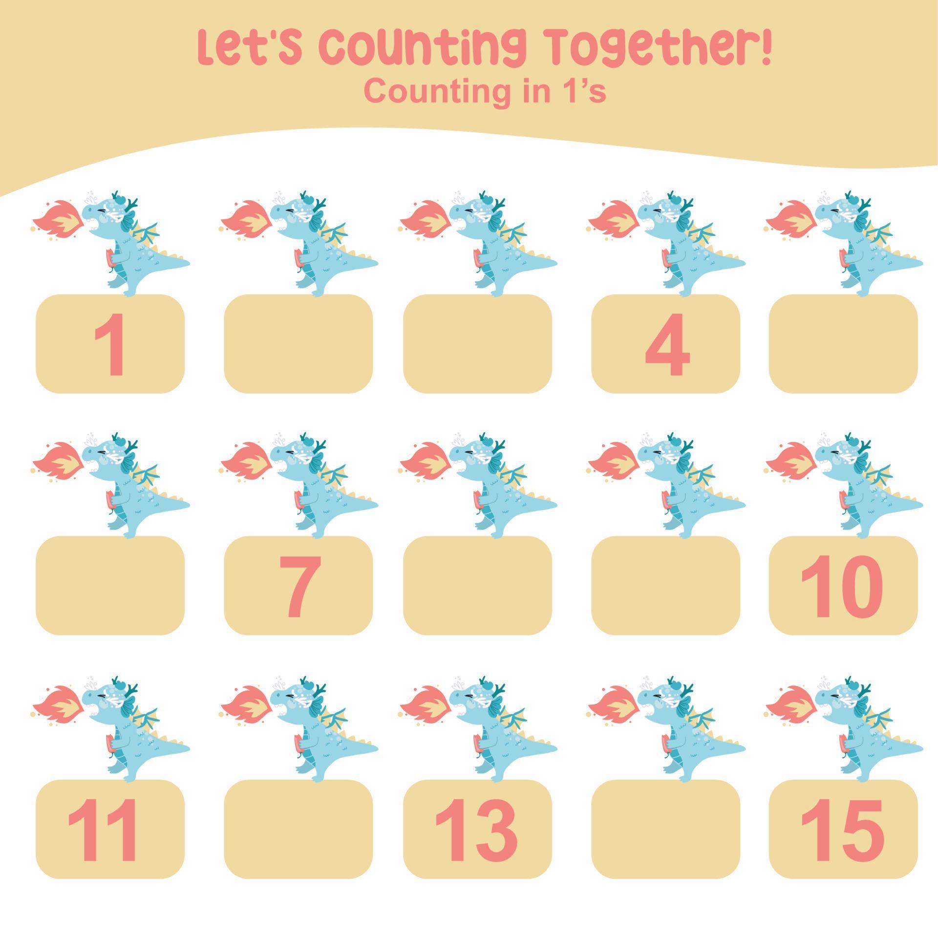Mathematic counting worksheet. Math activity, count and write the ...