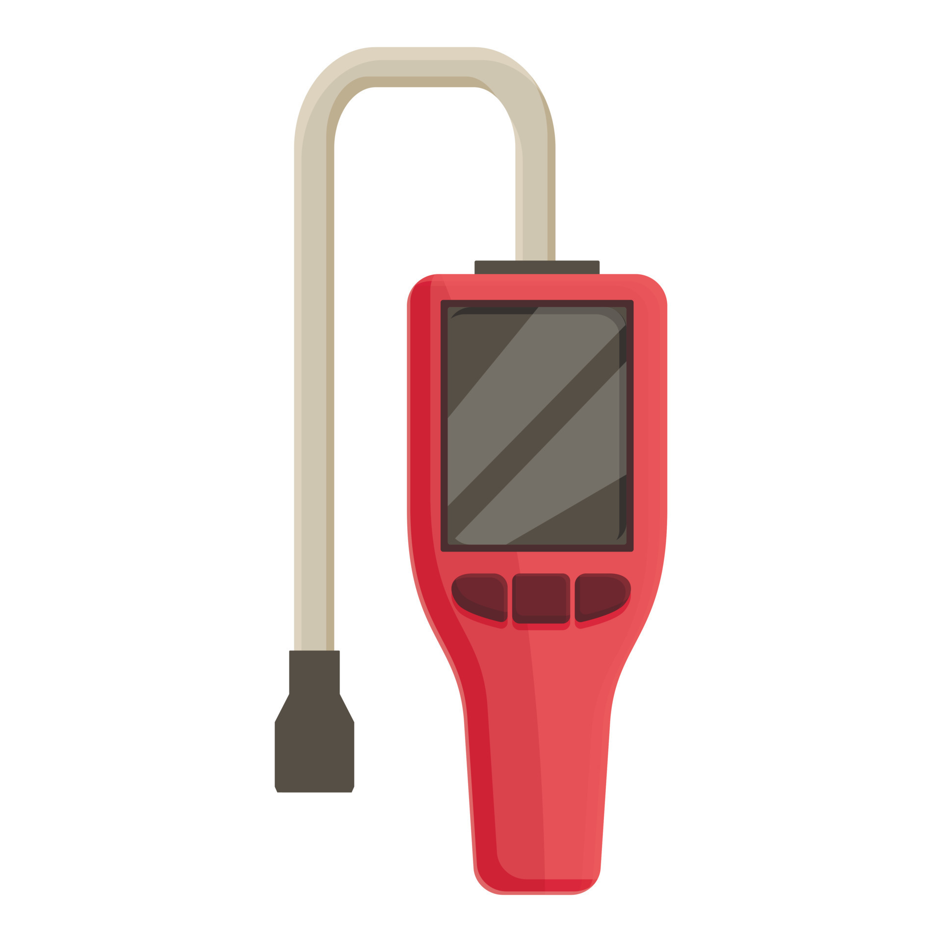 Check Gas Detector Icon Cartoon Vector Device Monitor 19084640 Vector