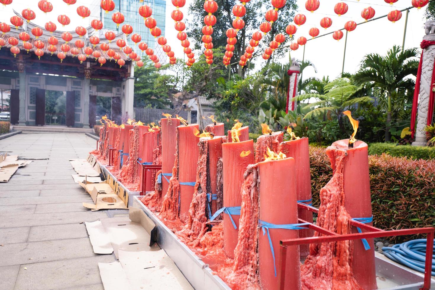 Bandung City Indonesia 2022 The Architecture Of The Buddha Temple With Chinese Ornament Like