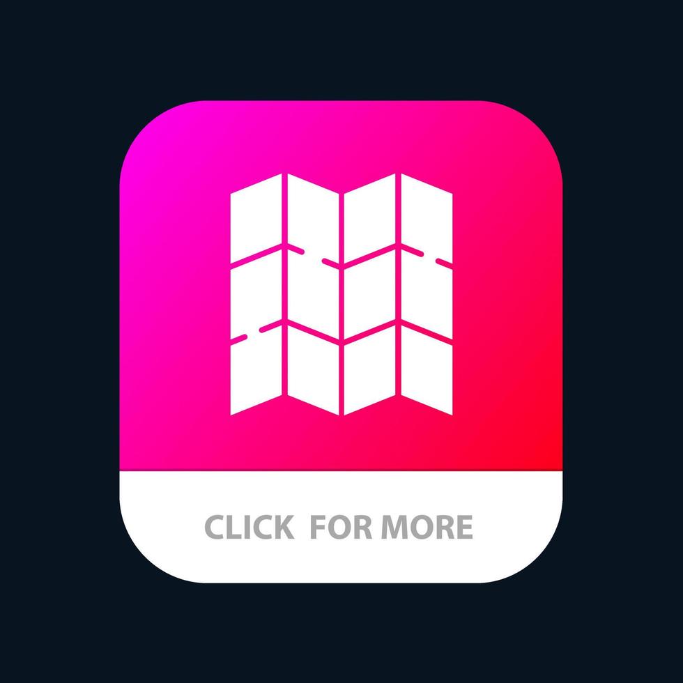 Map Location Motivation Mobile App Button Android And Ios Glyph Version 19093300 Vector Art At