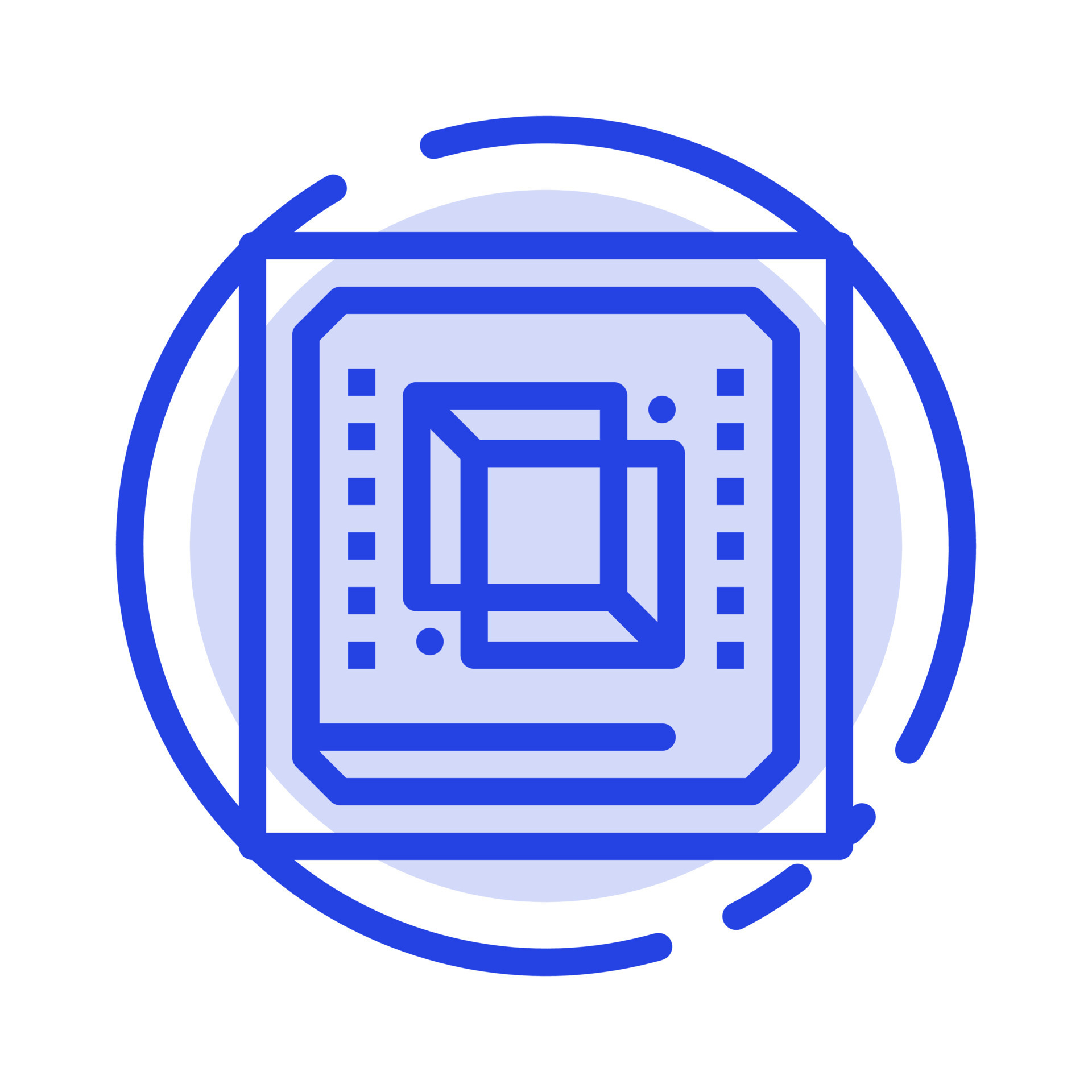 Chip Computer Cpu Hardware Processor Blue Dotted Line Line Icon ... Chip Computer Cpu Hardware Processor Blue Dotted Line Line Icon ...