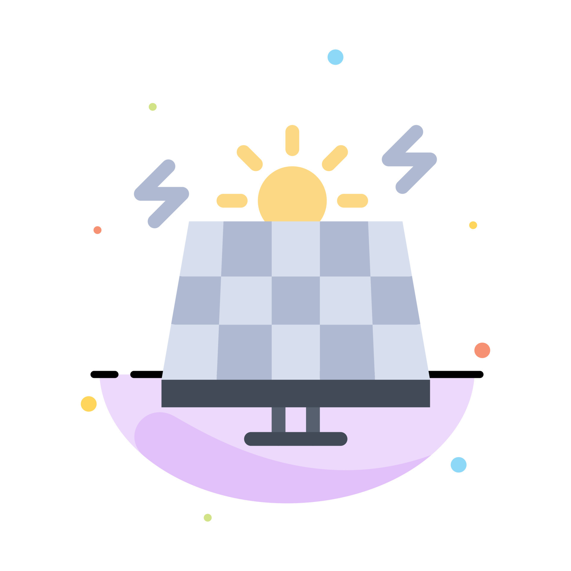 Energy Environment Green Solar Abstract Flat Color Icon Template 19097093 Vector Art At Vecteezy