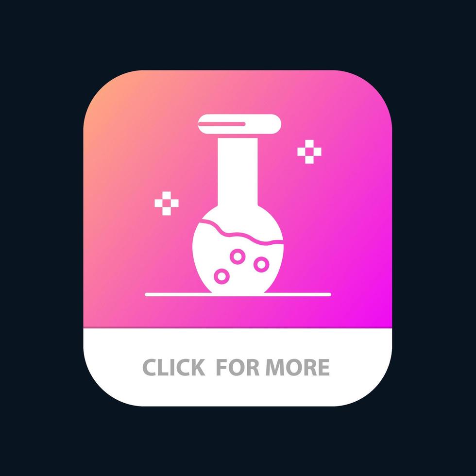 Analysis Biochemistry Biology Chemistry Mobile App Button Android And Ios Glyph Version 19098483