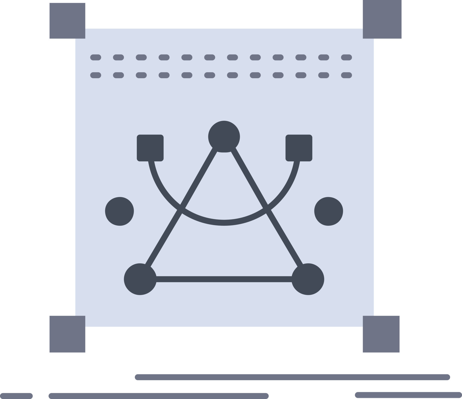 3d Edit Editing Object Resize Flat Color Icon Vector 19099016 Vector