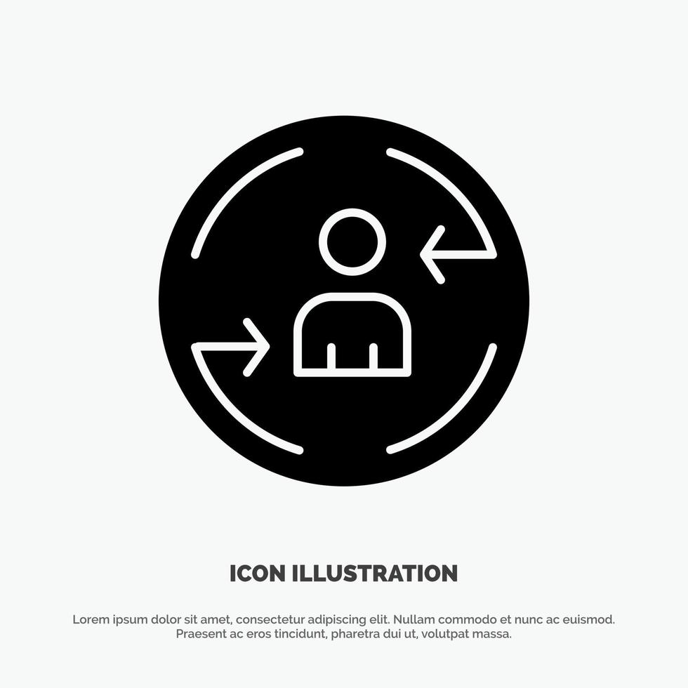 Returning Visitor Digital Marketing solid Glyph Icon vector 19099101 ... Returning Visitor Digital Marketing solid Glyph Icon vector 19099101 ...