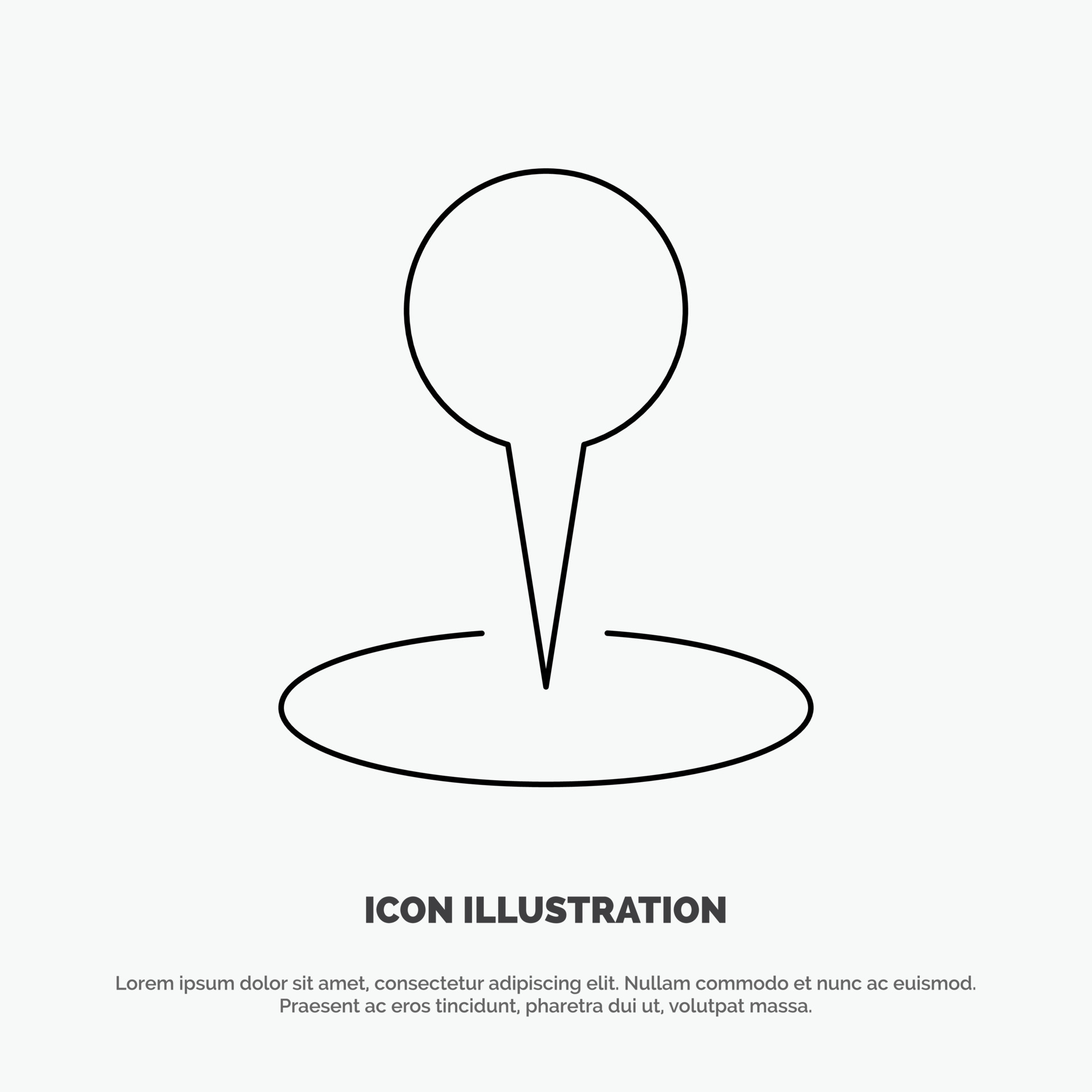 Location Map Marker Pin Line Icon Vector 19099110 Vector Art At Vecteezy