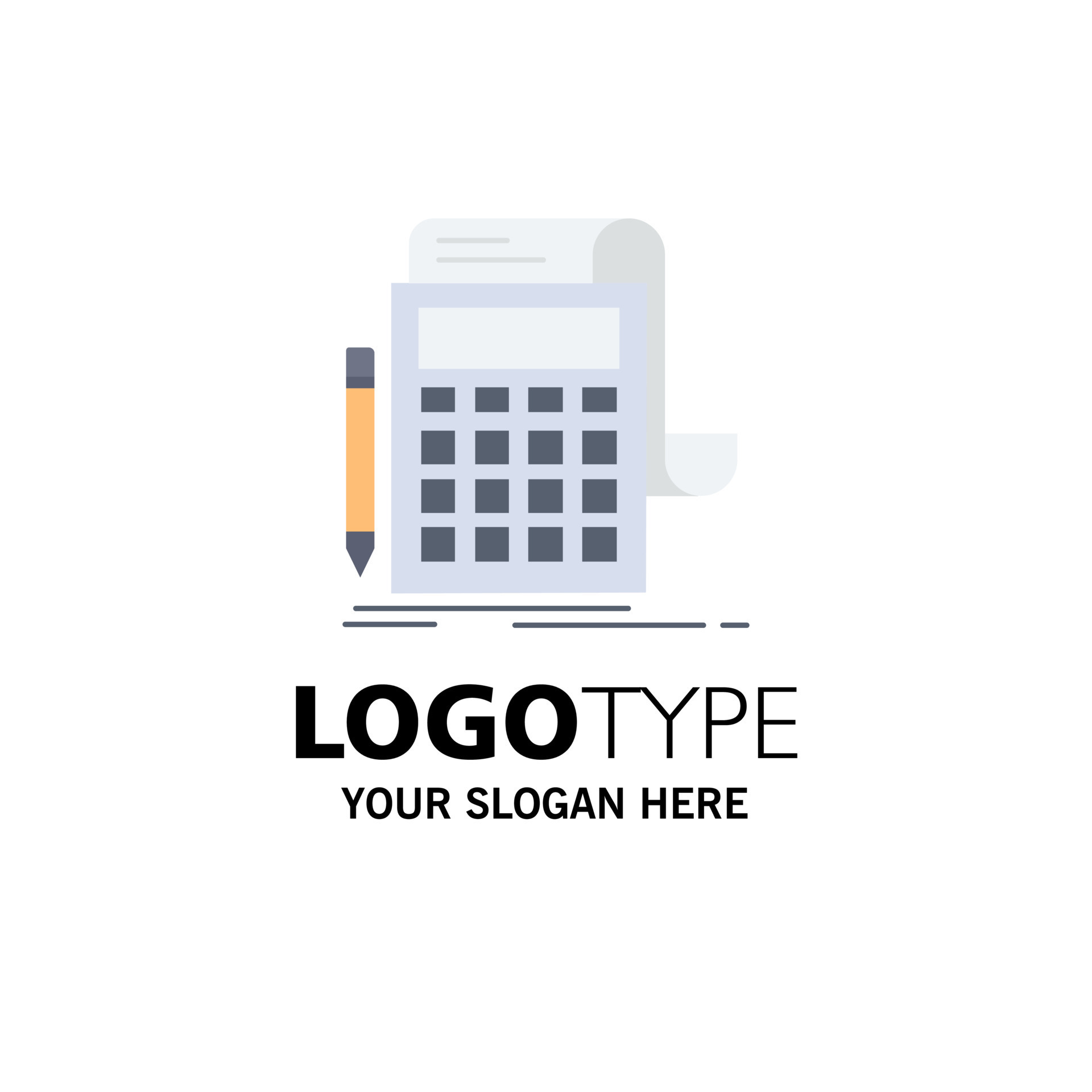 Accounting Audit Banking Calculation Calculator Flat Color Icon Vector 19099506 Vector Art At