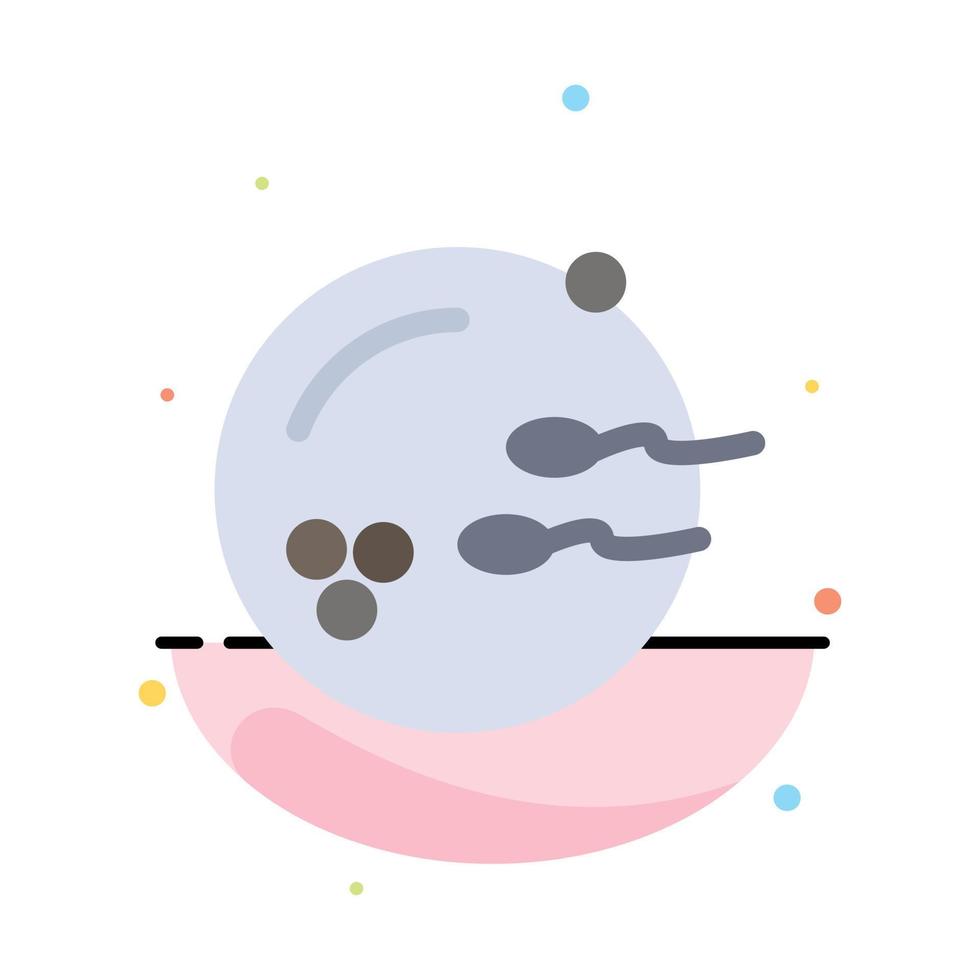 Fertile Procreation Reproduction Sex Abstract Flat Color Icon Template