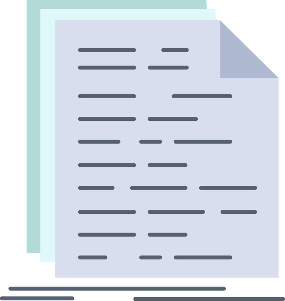 Code Coding Doc Programming Script Flat Color Icon Vector 19102839 Vector Art At Vecteezy