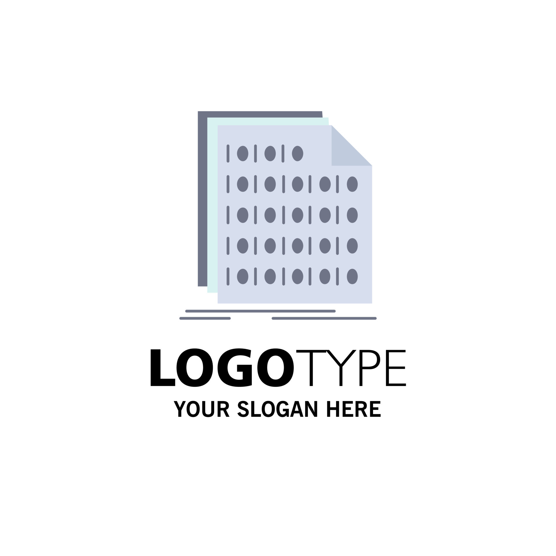 Binary Code Coding Data Document Flat Color Icon Vector 19105308 Vector Art At Vecteezy