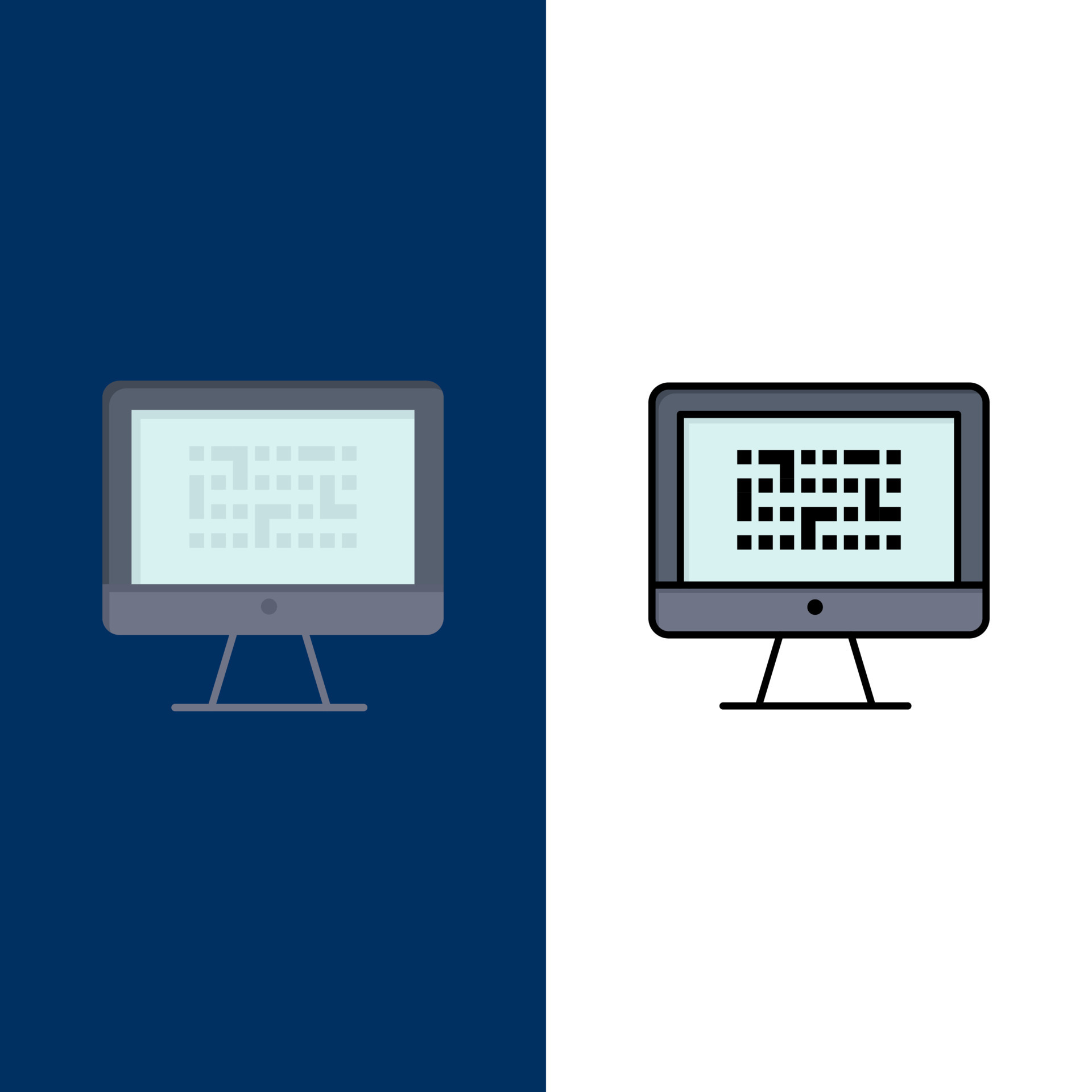 Cryptography Data Ddos Encryption Information Problem Icons Flat And