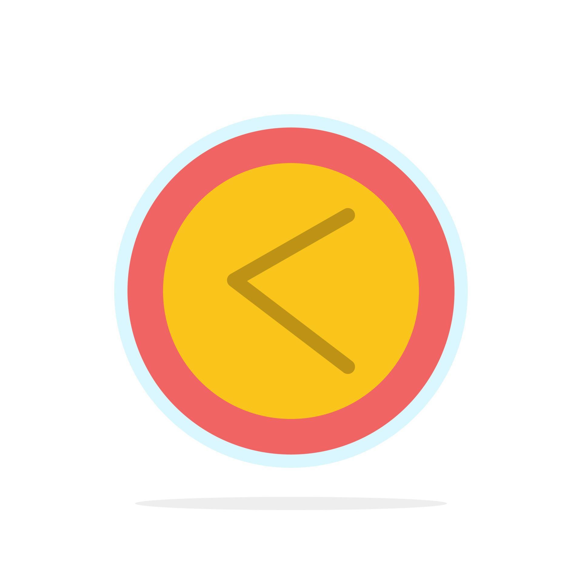 Arrow Interface Left User Abstract Circle Background Flat Color Icon 19107460 Vector Art At Vecteezy