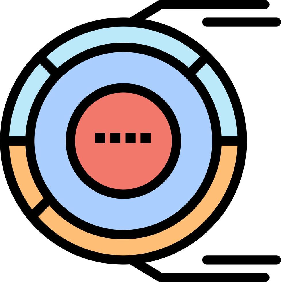 Allocation Analysis Diagram Estimation Resource Flat Color Icon Vector ... Allocation Analysis Diagram Estimation Resource Flat Color Icon Vector ...