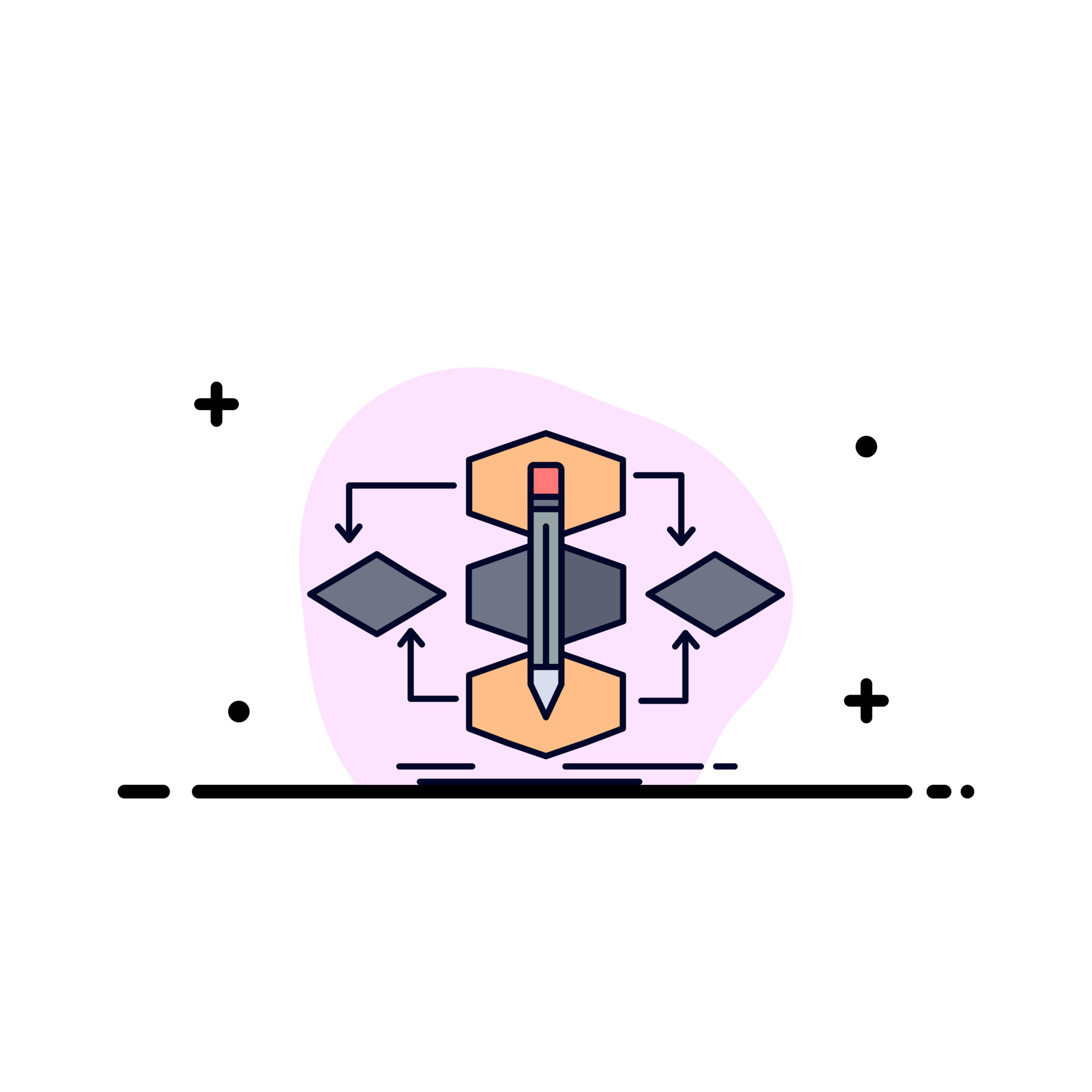 Algorithm design method model process Flat Color Icon Vector 19109231 ... Algorithm design method model process Flat Color Icon Vector 19109231 ...