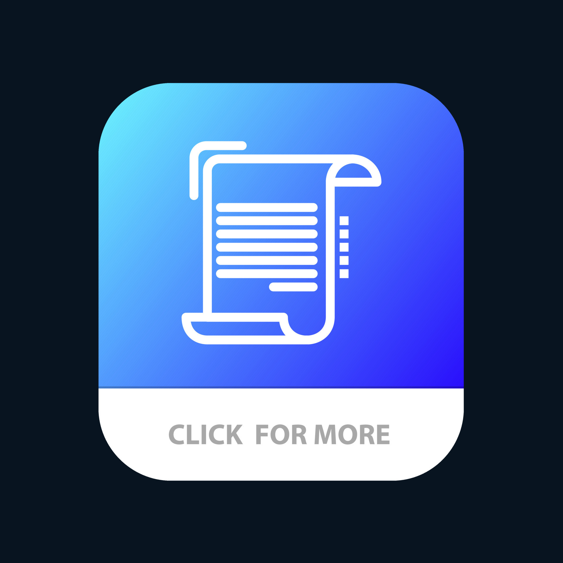 Document Report Note Paper Guidelines Mobile App Button Android And Ios