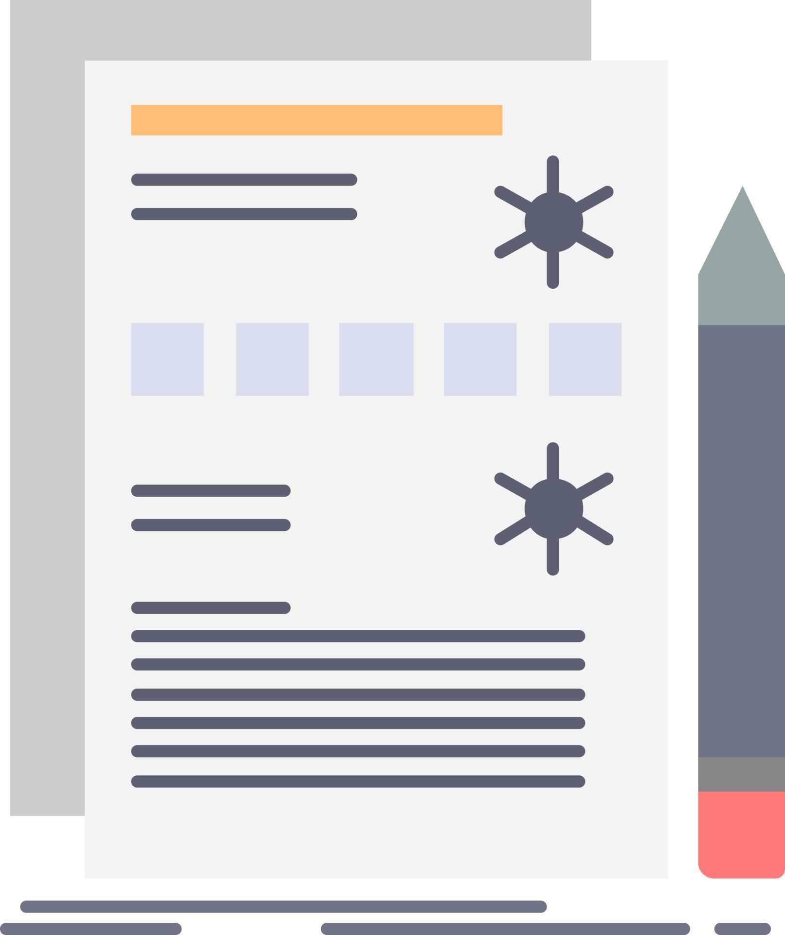 Component Data Design Hardware System Flat Color Icon Vector 19110776