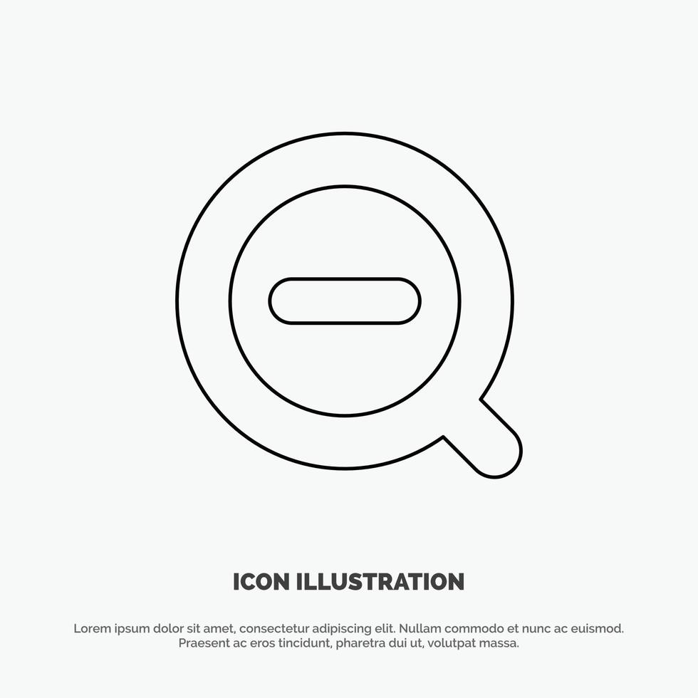 Search Less Remove Delete Line Icon Vector 19110922 Vector Art at Vecteezy Search Less Remove Delete Line Icon Vector 19110922 Vector Art at Vecteezy