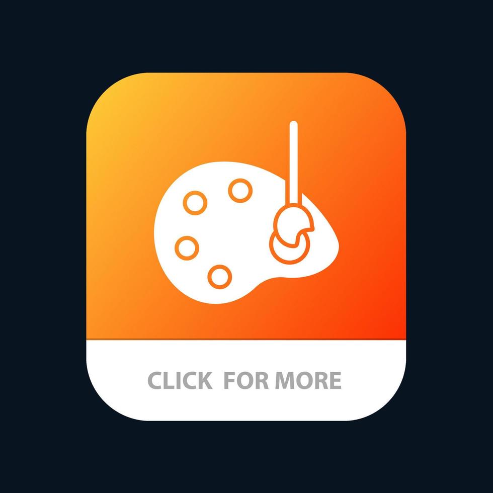 Art Draw Drawing Edit Mobile App Button Android And Ios Glyph Version 19111095 Vector Art At