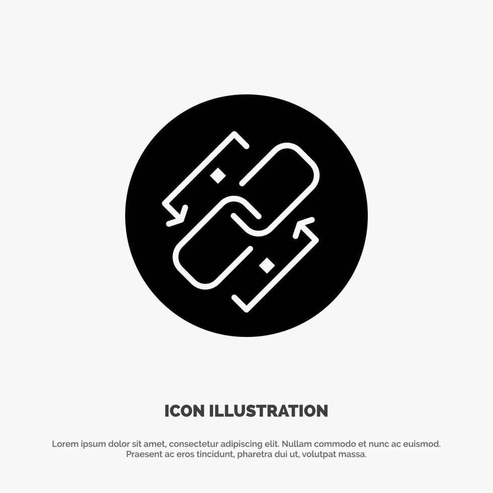 Link Chain Url Connection Link solid Glyph Icon vector 19111803 Vector ... Link Chain Url Connection Link solid Glyph Icon vector 19111803 Vector ...