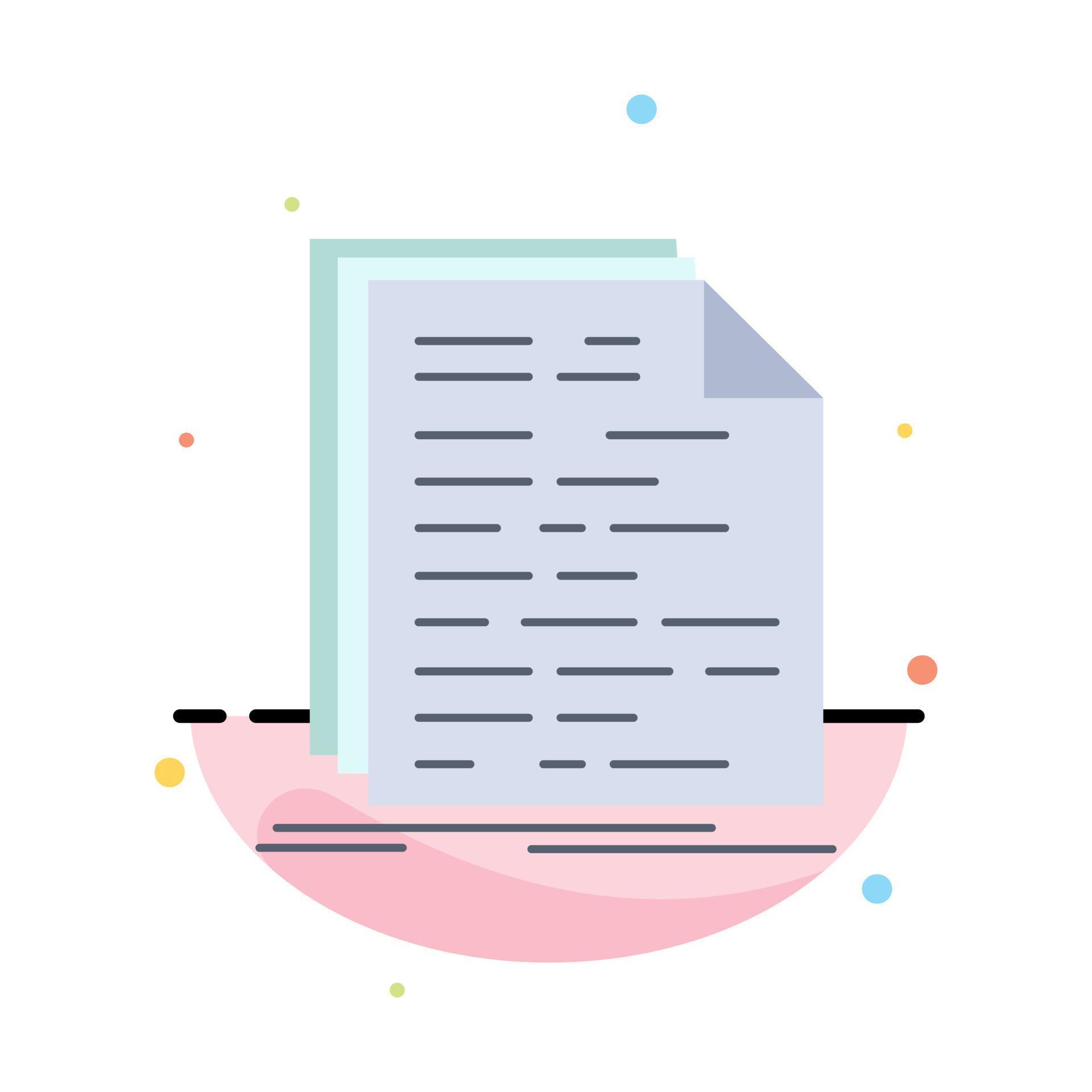 Code Coding Doc Programming Script Flat Color Icon Vector 19114936 Vector Art At Vecteezy
