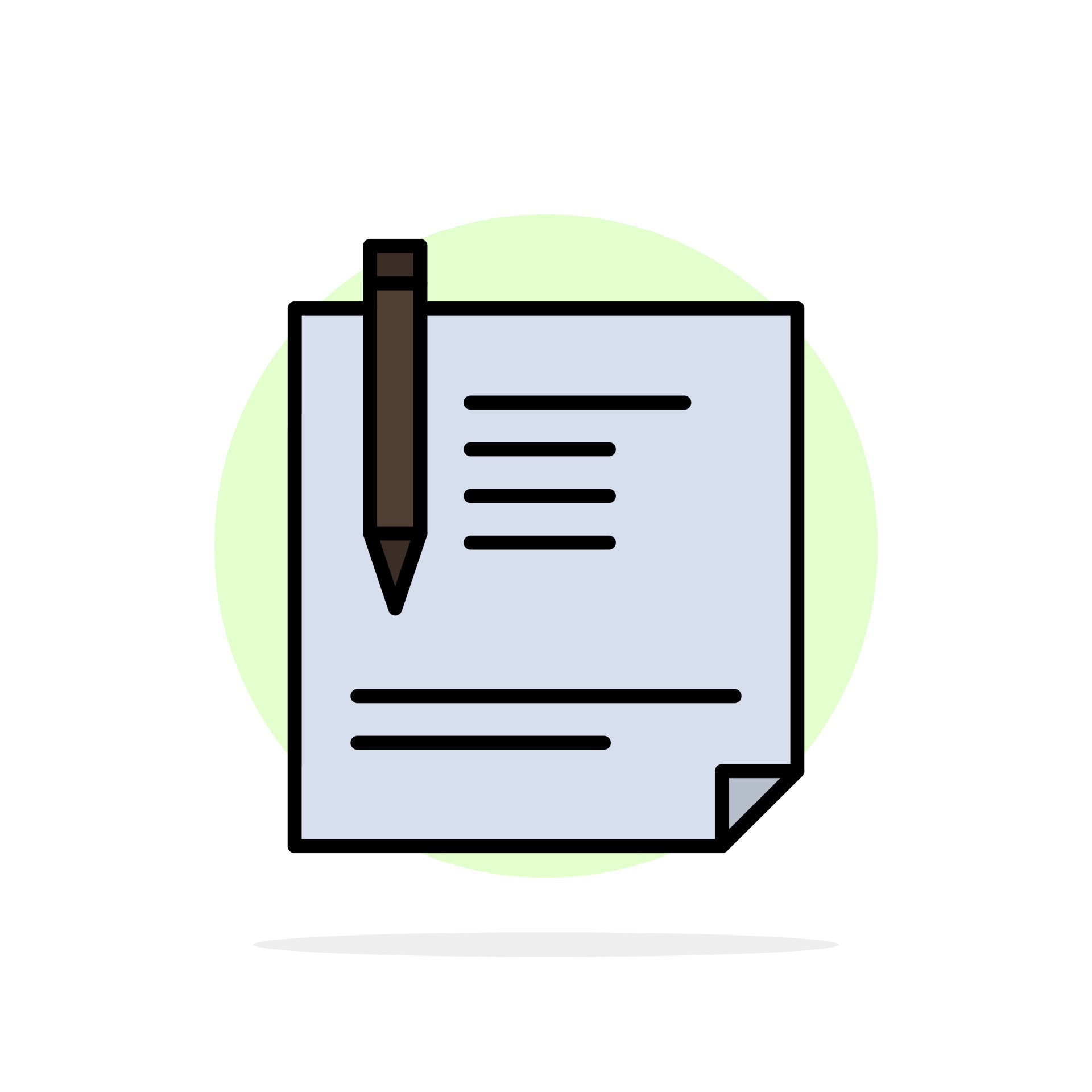 Contract Document File Page Paper Sign Signing Abstract Circle