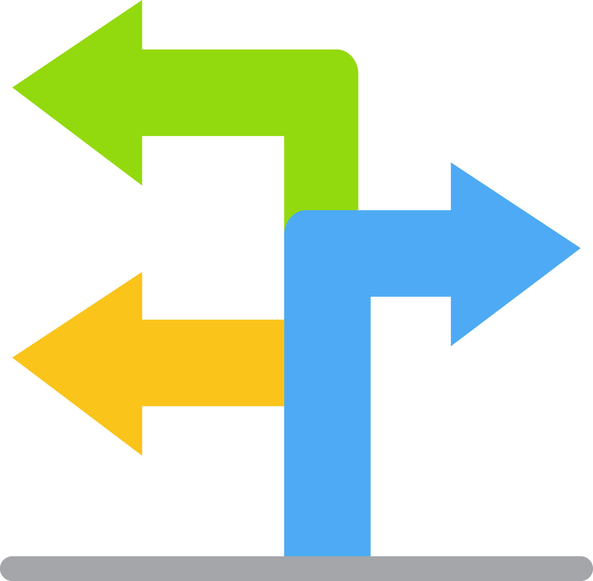Arrow Direction Navigation Flat Color Icon Vector Icon Banner Template