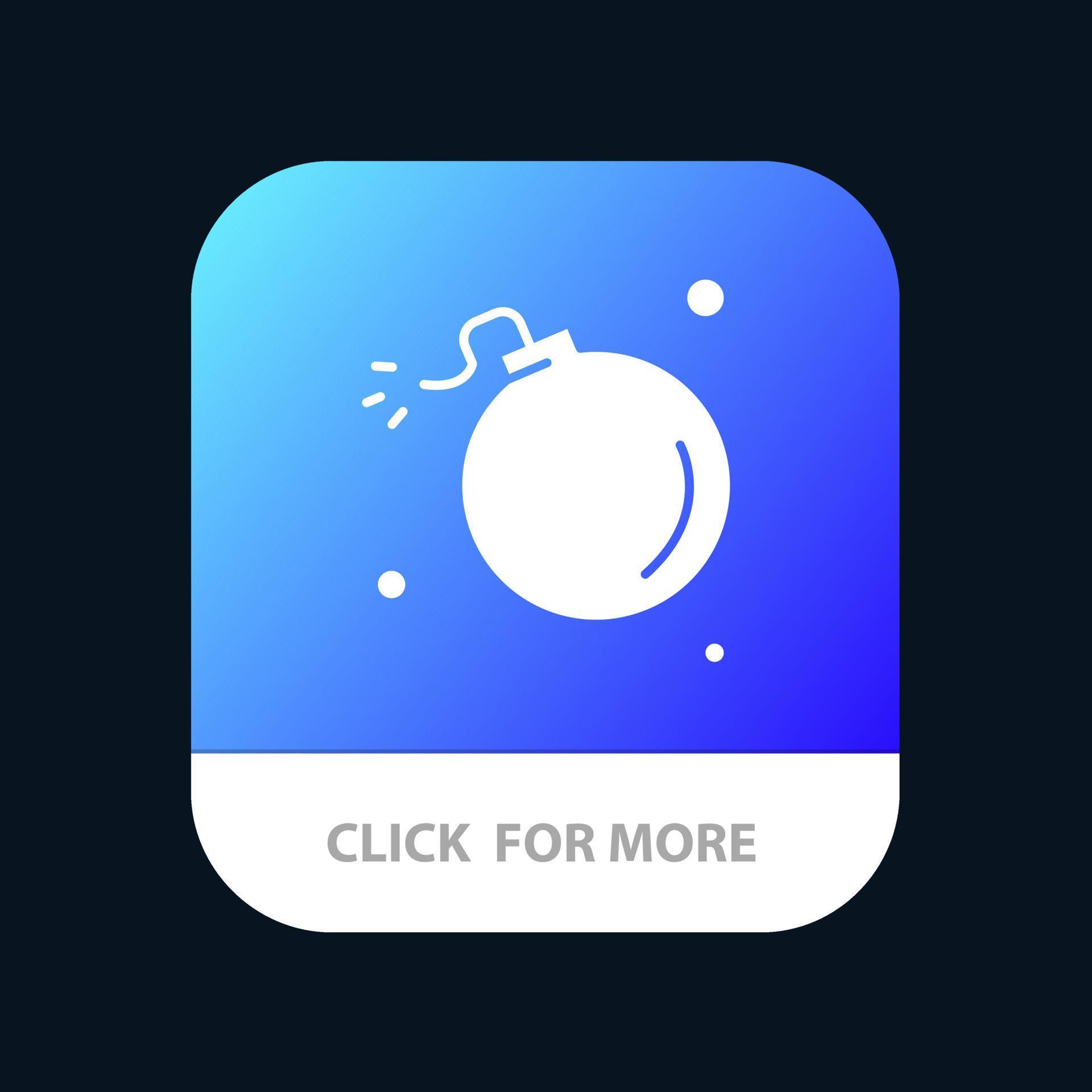 Bomb Comet Explosion Meteor Science Mobile App Button Android and IOS Glyph Version 19118018 ...