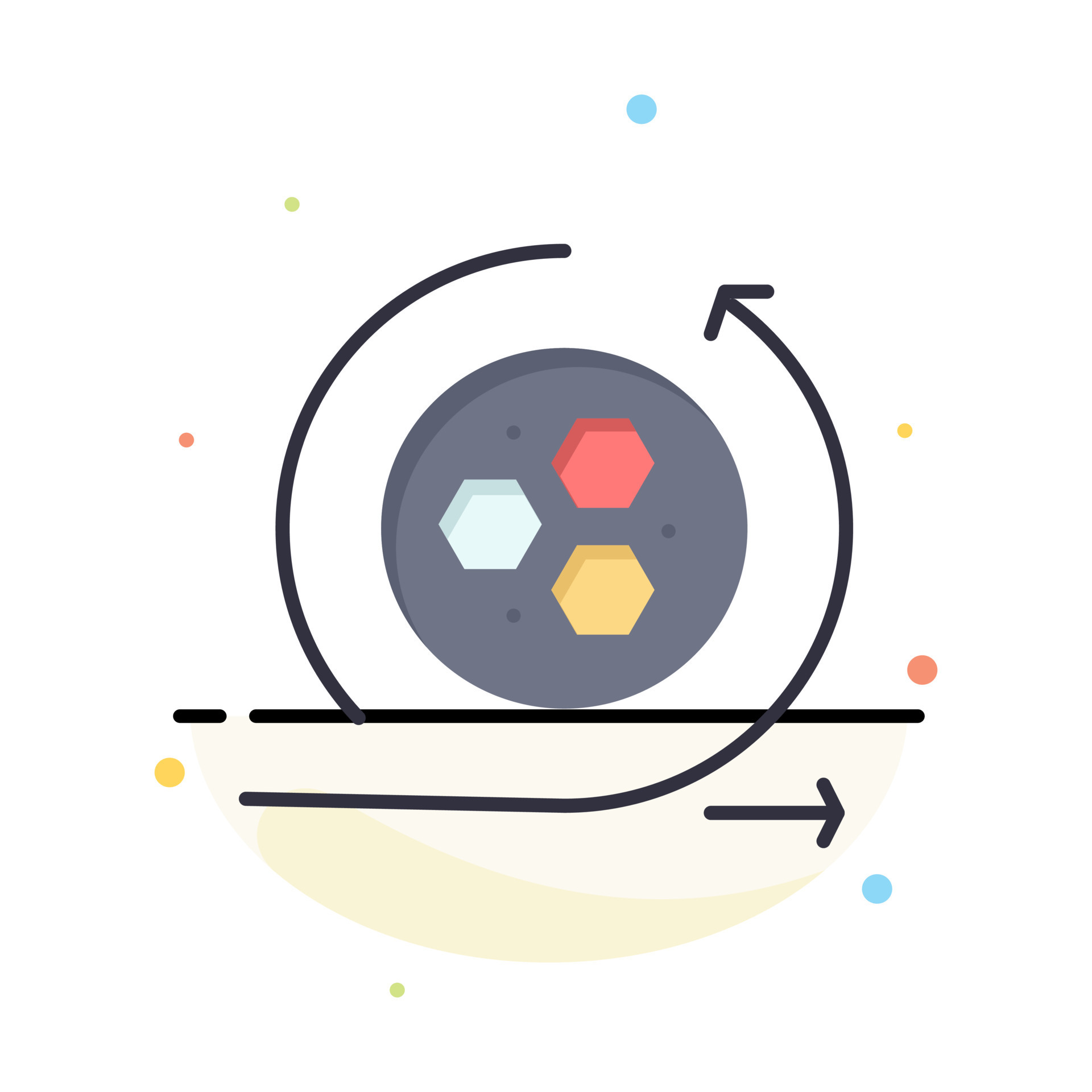 Modeling Api Modeling Science Abstract Flat Color Icon Template 19118225 Vector Art At Vecteezy