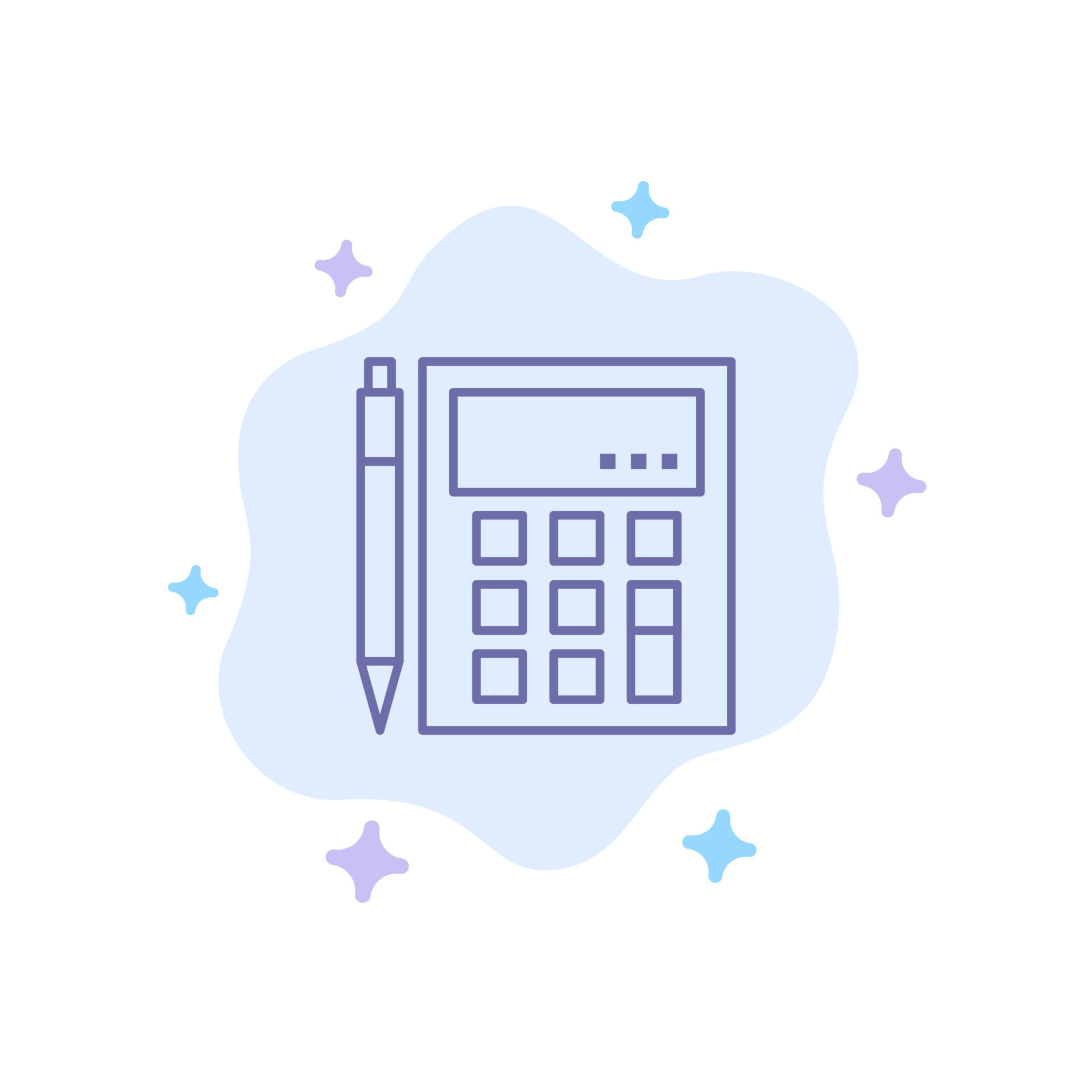 Accounting Account Calculate Calculation Calculator Financial Math Blue