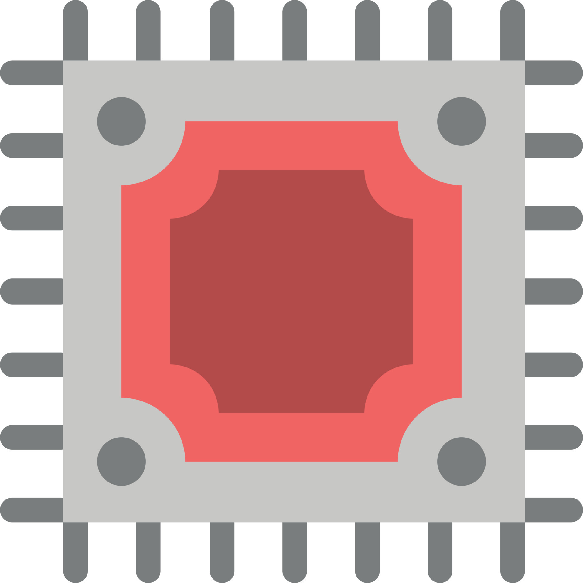 Cpu Microchip Processor Flat Color Icon Vector Icon Banner Template 19119997 Vector Art At Vecteezy