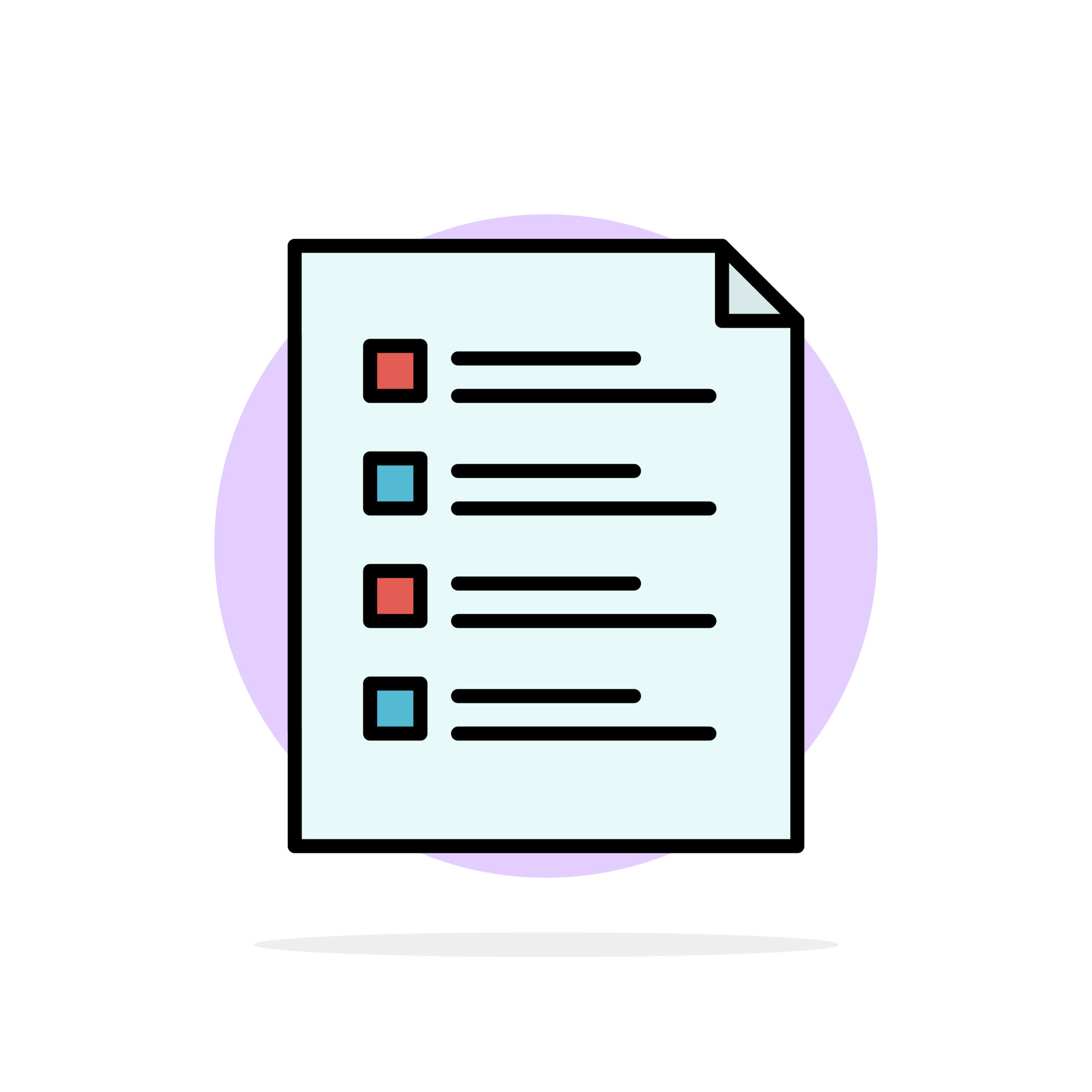 Checklist Check File List Page Task Testing Abstract Circle Background