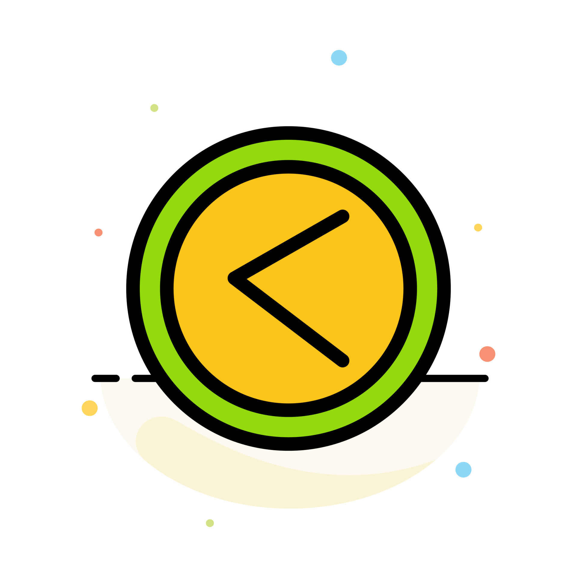 Arrow Interface Left User Abstract Flat Color Icon Template 19121690 Vector Art At Vecteezy