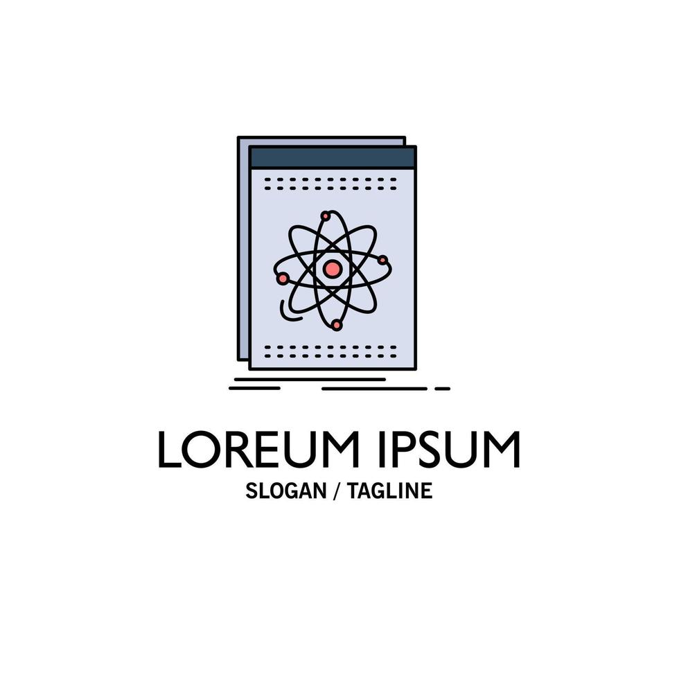 Api Application Developer Platform Science Flat Color Icon Vector