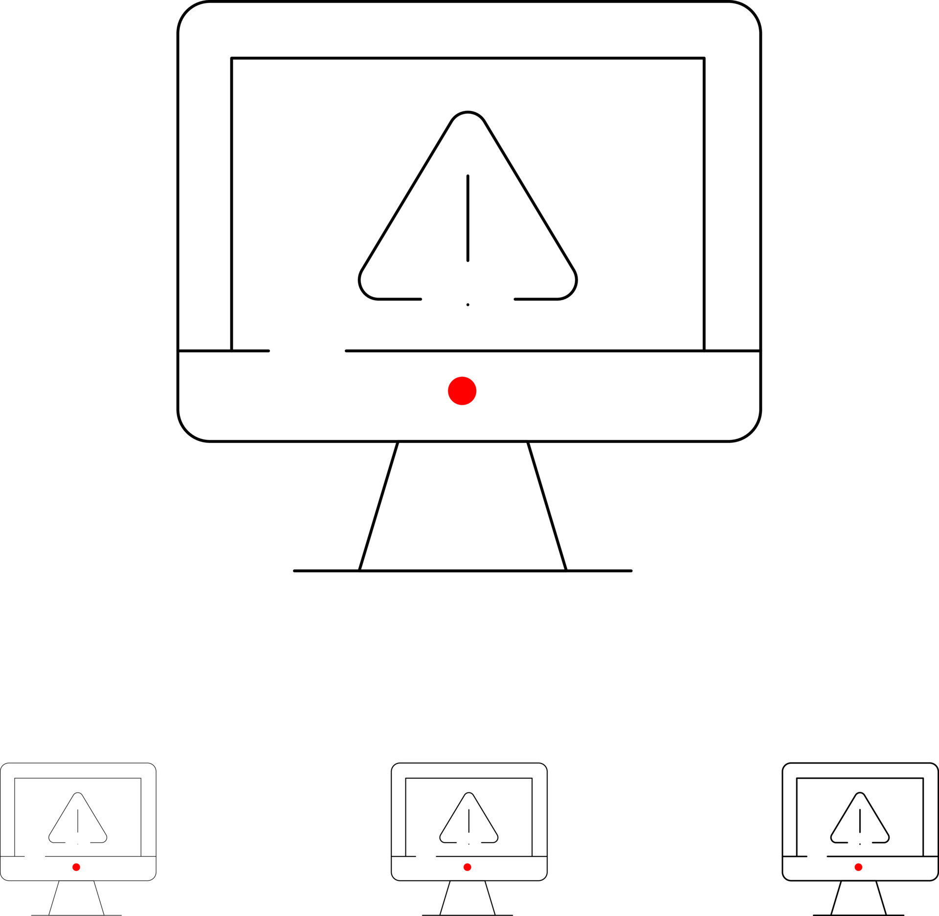 Computer Data Information Internet Security Bold And Thin Black Line