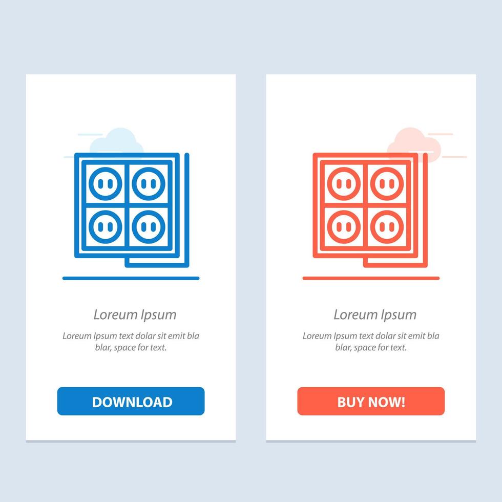 Building Construction Plug Socket Tool Blue And Red Download And Buy Now Web Widget Card