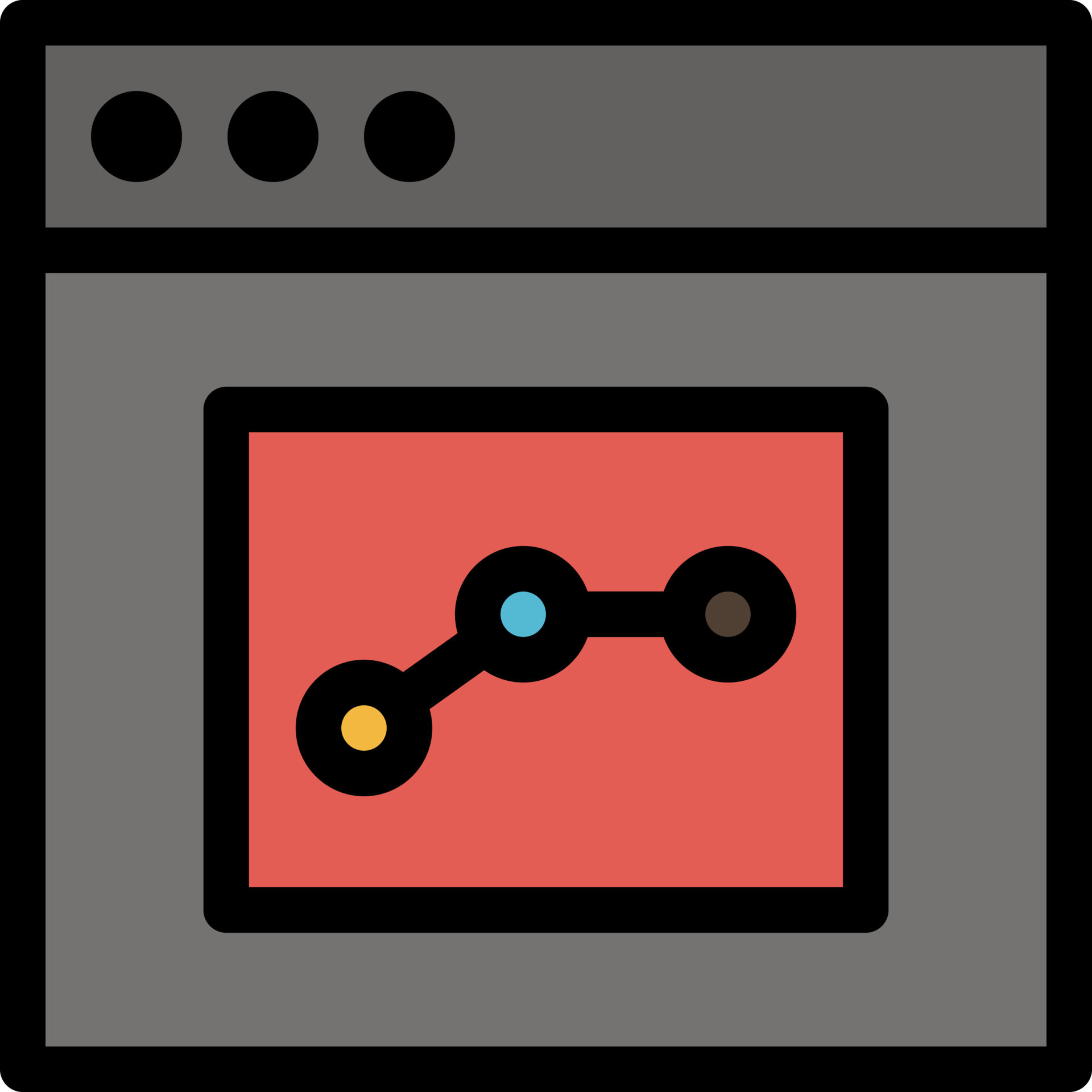 Analytics Communication Interface User Flat Color Icon Vector Icon