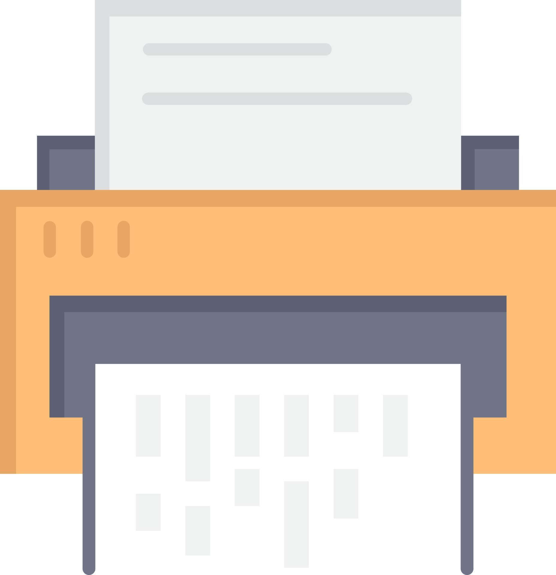 Confidential Data Delete Document File Information Shredder Flat Color